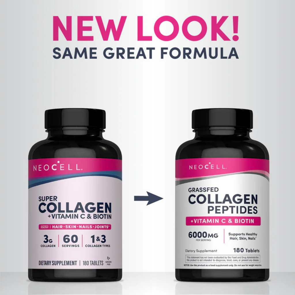 NeoCell Grassfed Collagen Peptides + Vitamin C & Biotin