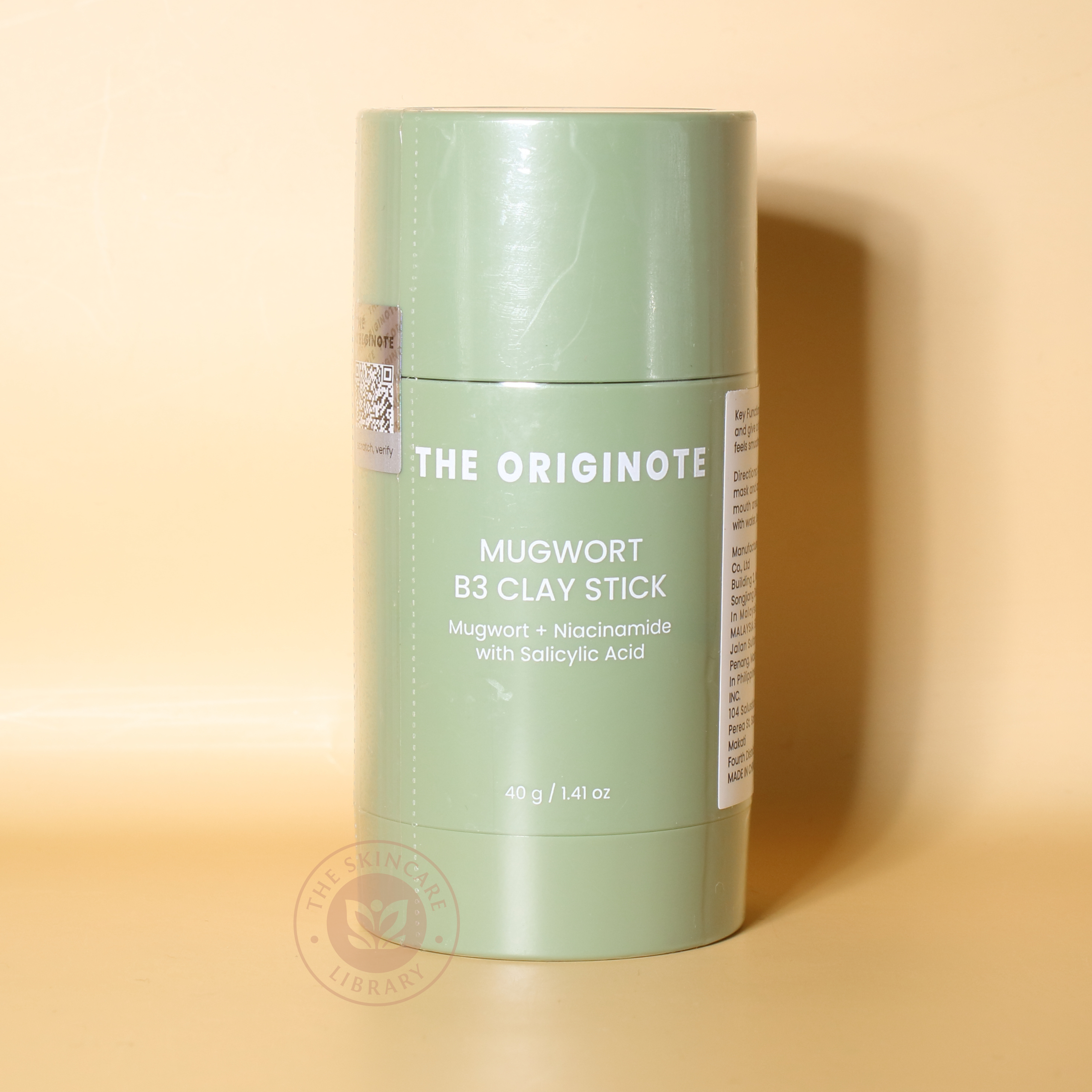 The Originote Mugwort B3 Clay Stick 40g